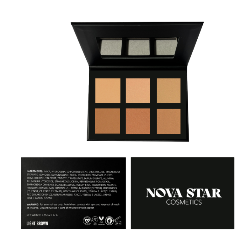 Contour Bronzing Pallet-Light Brown – Nova Star Fashion